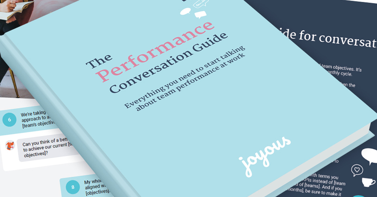 The guide to regular, constructive conversations about performance.